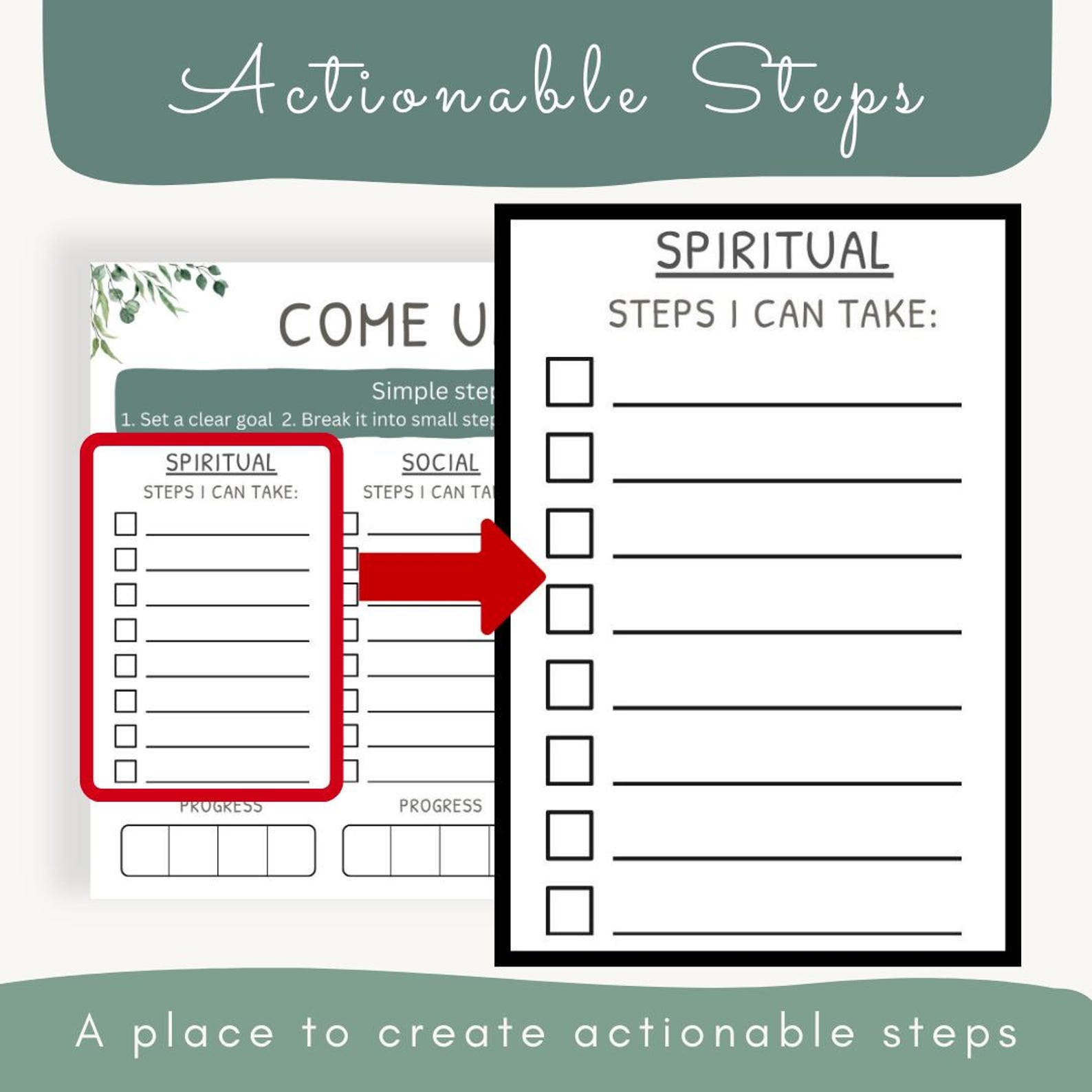 Look Unto Christ Printables, 2025 LDS Goal Setting, Youth Goals ...