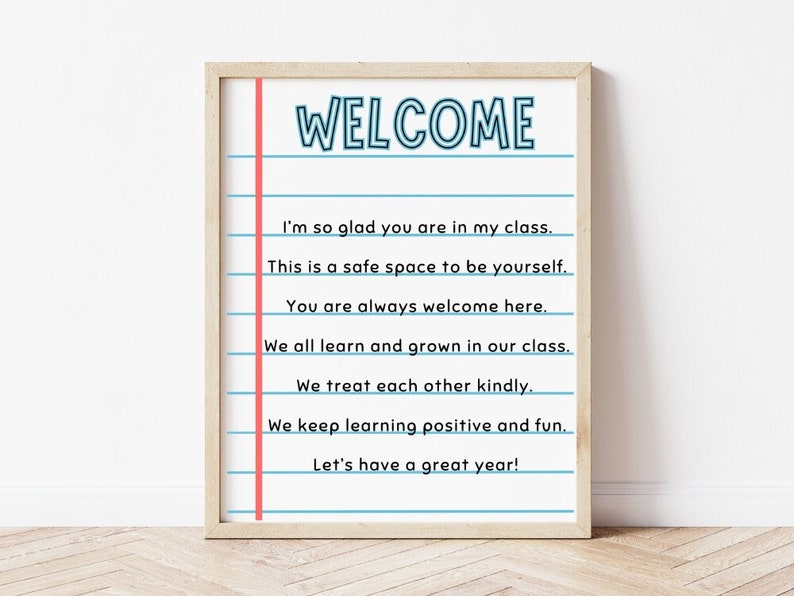 Welcome Letter From Teacher - First Day of School Printable | Welcome ...