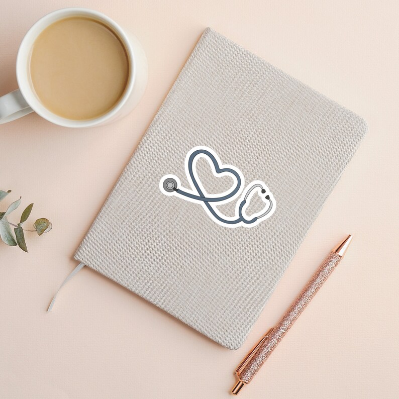 Nurse Stickers, Stethoscope Sticker Nurse, Doctor, EMT, Healthcare Hero ...