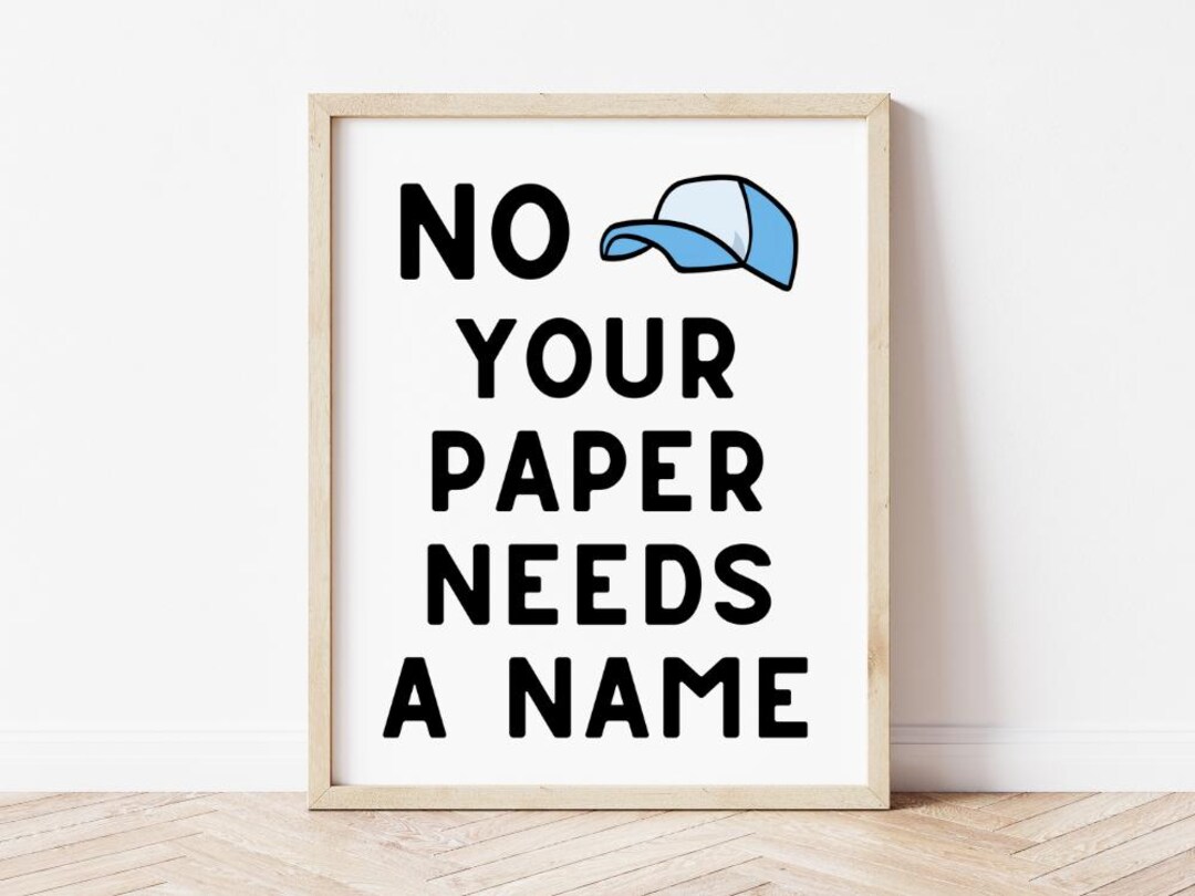 Classroom Poster, Middle School Classroom Decor, High School Classroom ...