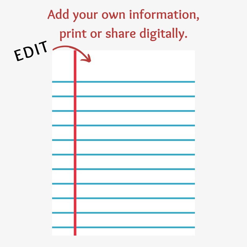 Class Rules Template, Editable Class Rules, Custom Class Rules Poster ...