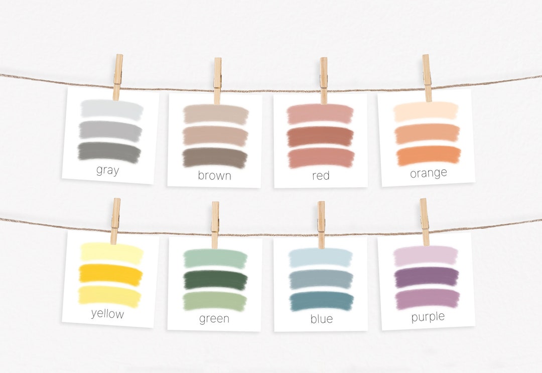 Color Flashcards, Classroom Printable Flashcards, Classroom Flashcards ...