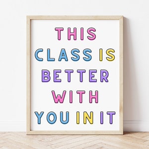 Classroom Posters Bundle, Bulletin Board Set, Trendy Classroom Posters ...