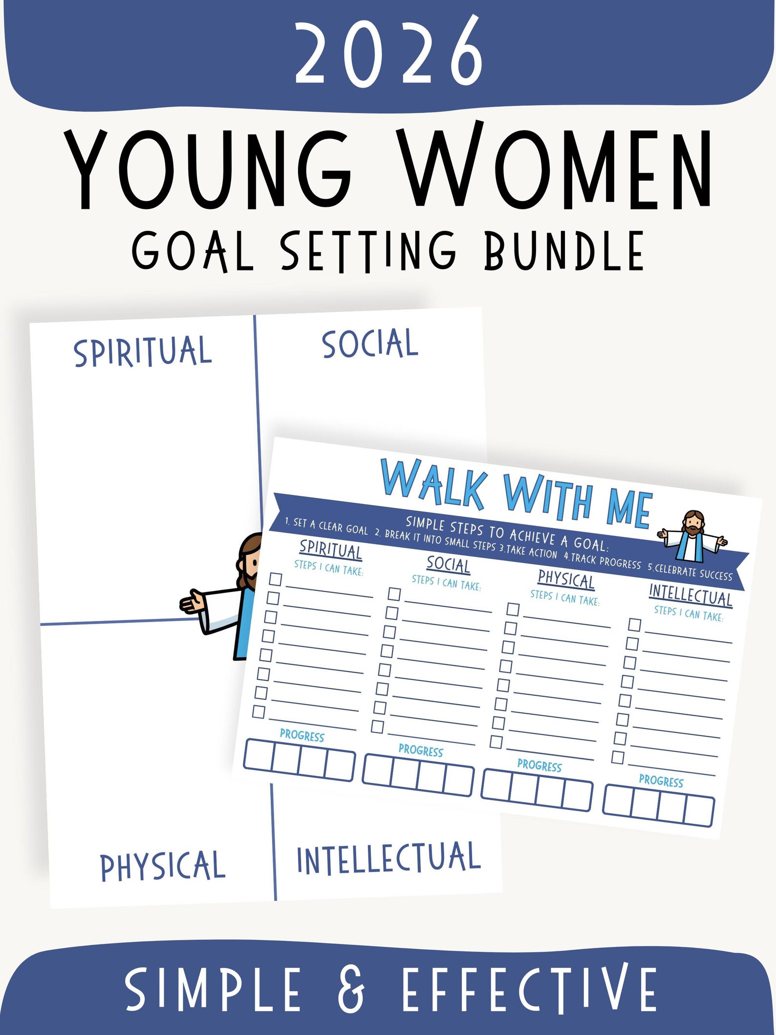 LDS Young Women 2026 Goal Setting, YW Printables, Young Women Activity ...