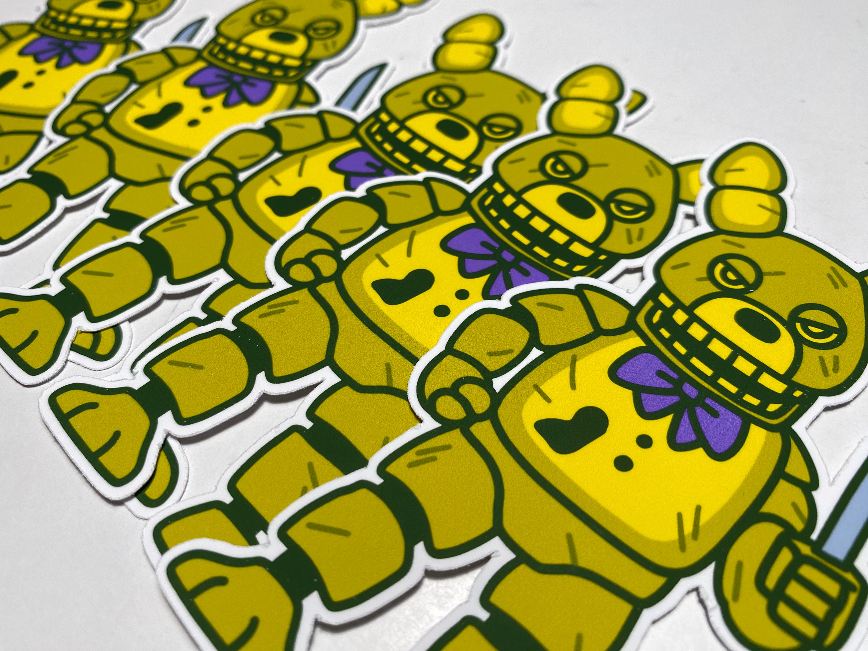 Fnaf Springtrap Sticker | Five Nights at Freddys Sticker | Springtrap ...