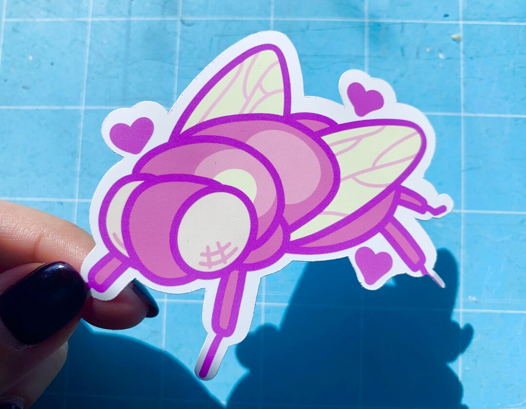 Bug Sticker | Cute Creepy Fly Bug Sticker | Weirdcore Fly Sticker Decal ...