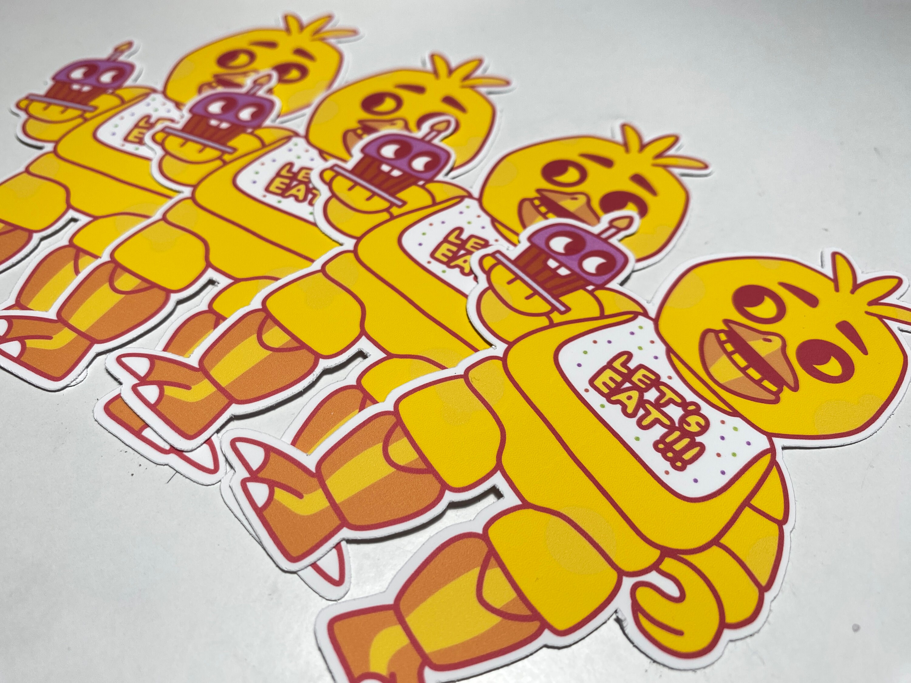 FNAF Chica Sticker | Gloss, Matte, or Holo Variant - Etsy