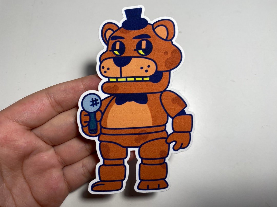 Fnaf Freddy Fazbear Sticker Five Nights at Freddy's Fan Sticker Decal ...