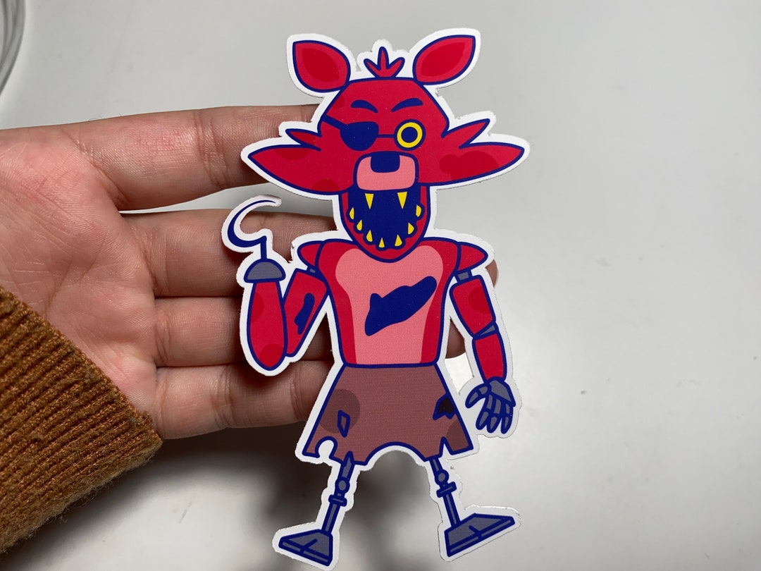 Fnaf Foxy Sticker | Five Nights at Freddys Sticker Foxy the Pirate ...