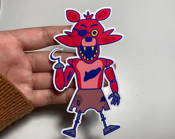 Fnaf Foxy Sticker | Five Nights at Freddys Sticker Foxy the Pirate ...