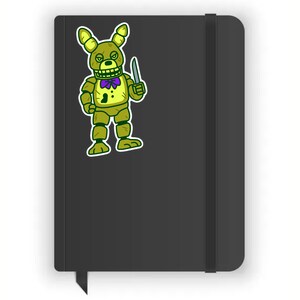 Fnaf Springtrap Sticker | Five Nights at Freddys Sticker | Springtrap ...