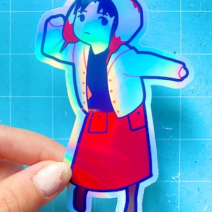 Lain Sticker | 3" Anime Serial Experiments Lain Sticker | Weirdcore ...