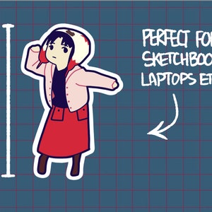 Lain Sticker | 3" Anime Serial Experiments Lain Sticker | Weirdcore ...