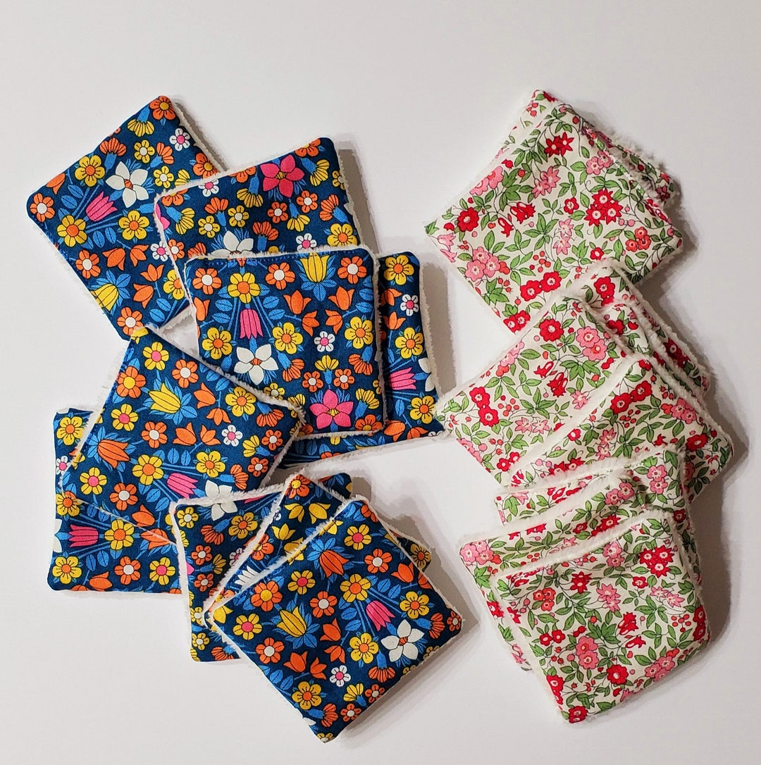 Set of 9 / Liberty Mini Makeup Remover Towel, Patchwork Washcloths ...