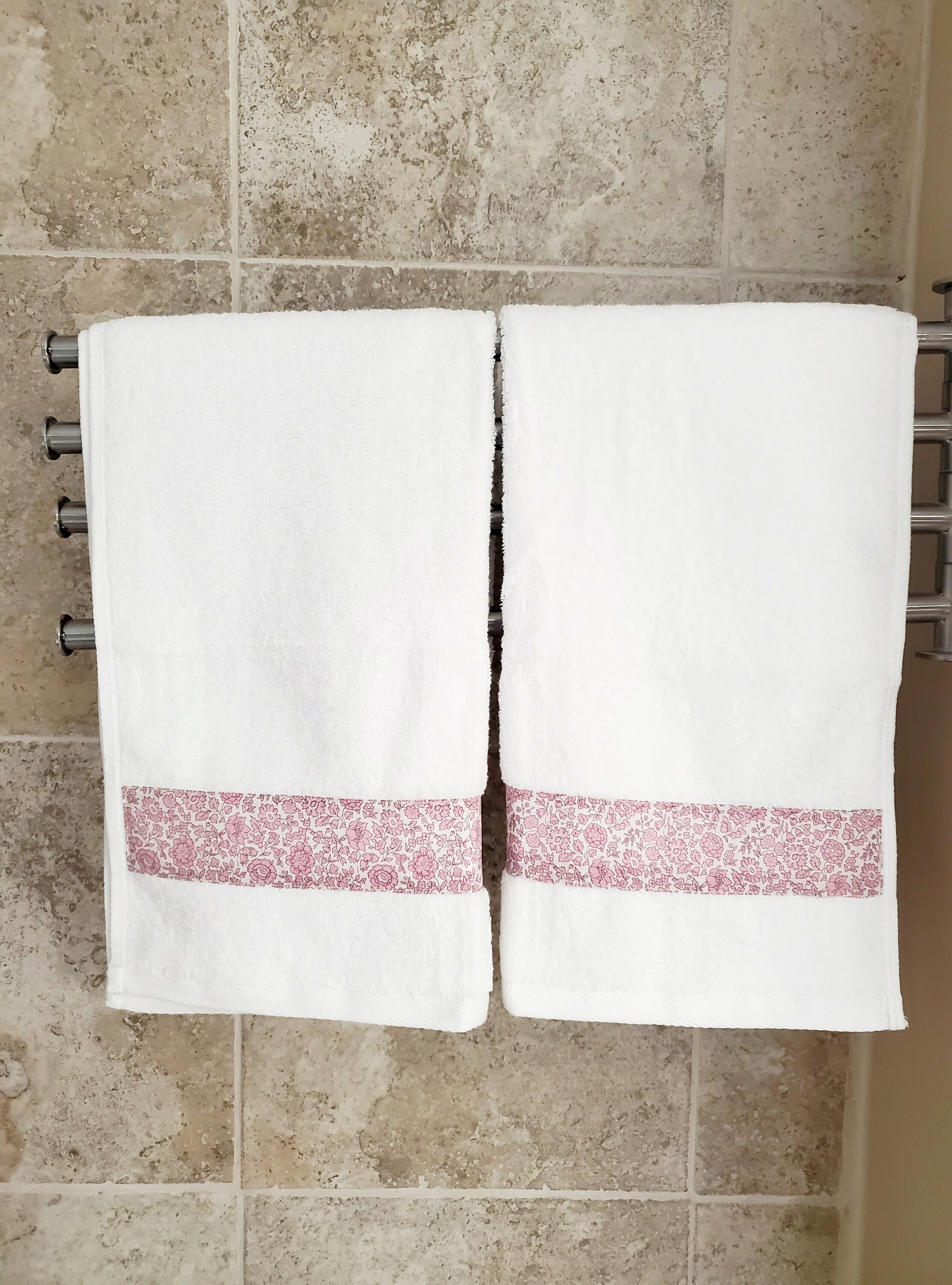 Set of 2 / Liberty Hand Towels / Liberty Patchwork / Liberty - Etsy UK