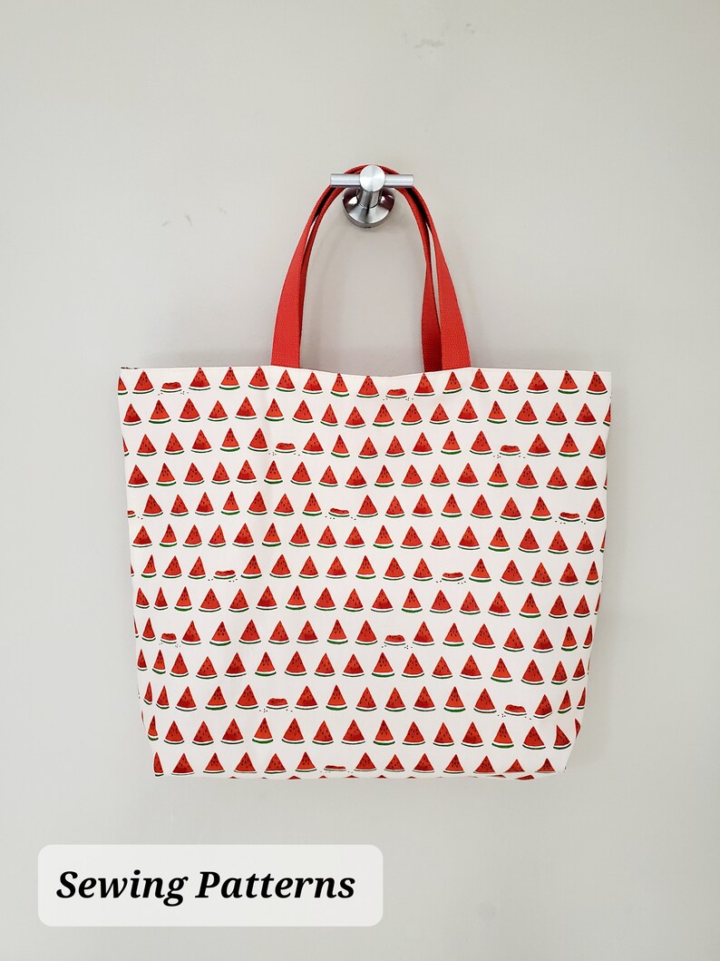 PDF File / Tote Bag PDF Sewing Pattern FOUR Sizes Instant | Etsy