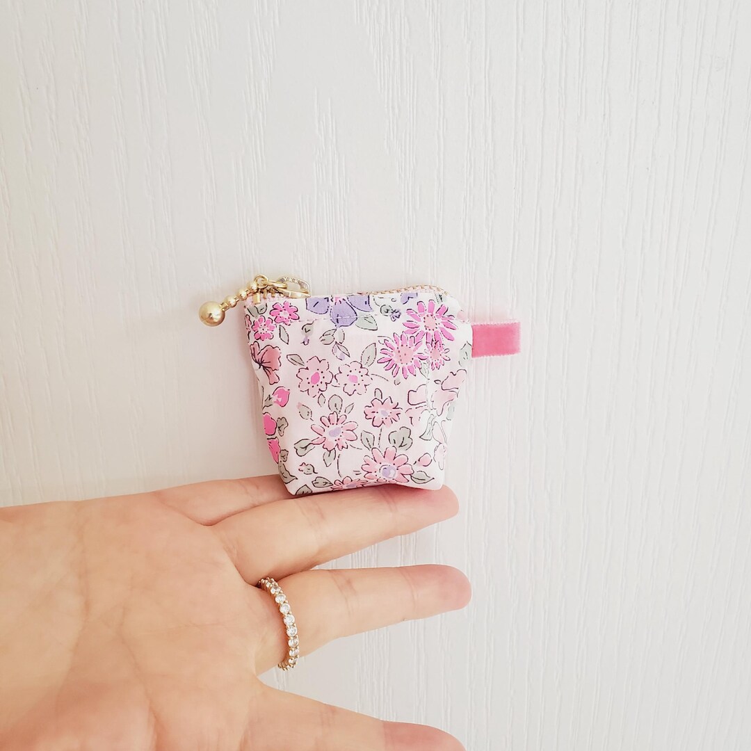 Liberty London Mini Pouch, Floral Print, Handmade Cotton - Etsy