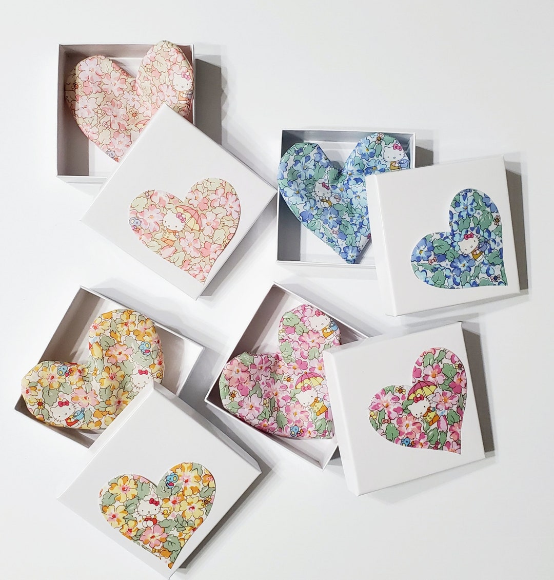 Liberty Gift Set / HEART Lavender Sachet & Liberty Gift Box / Scented ...