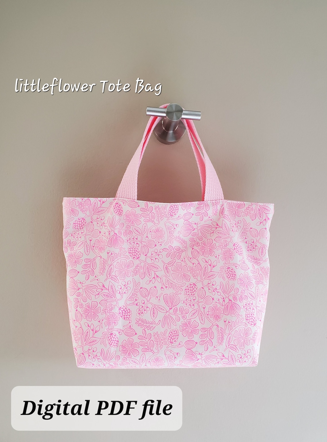 PDF File / Tote Bag PDF Sewing Pattern FOUR Sizes Instant | Etsy