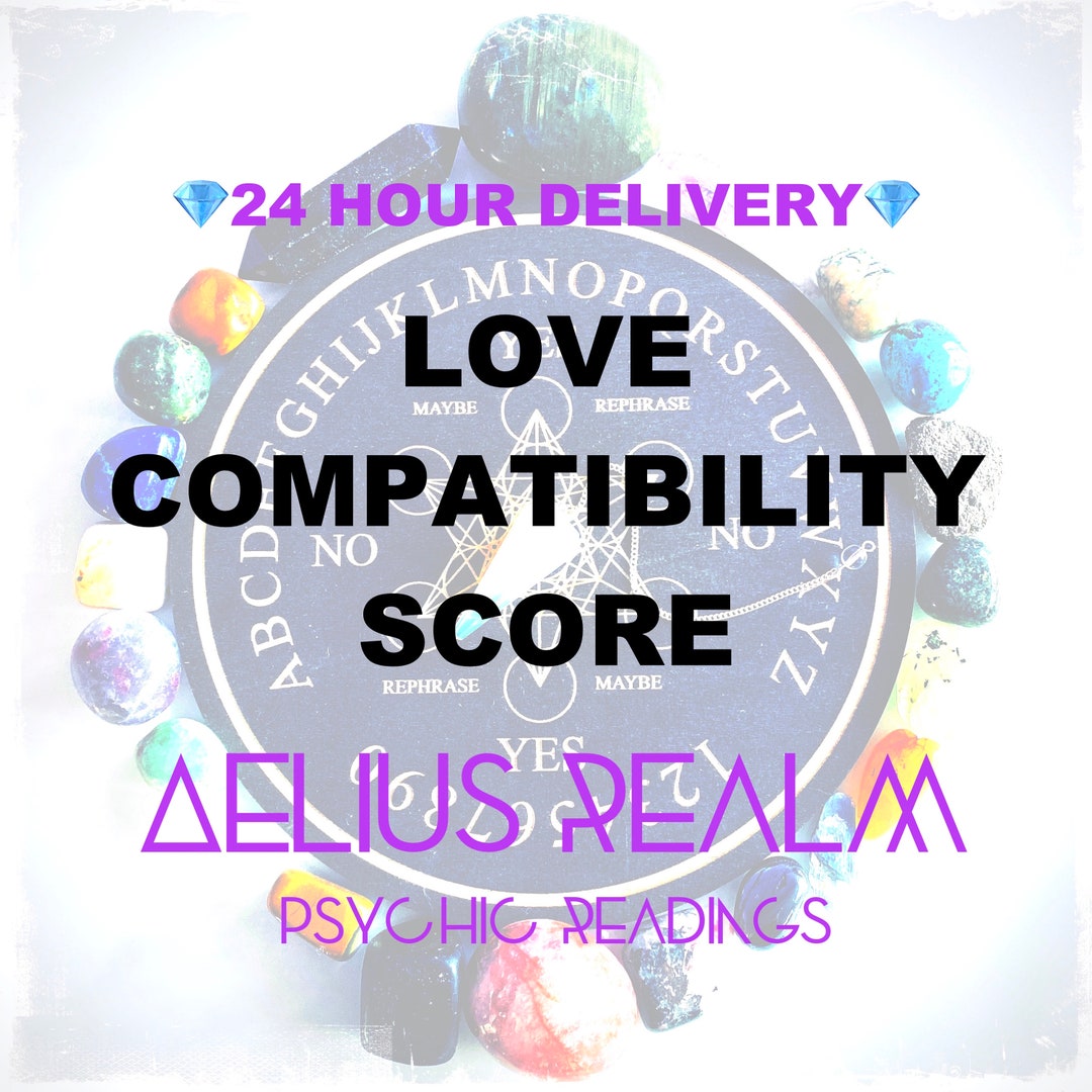 How Compatible Are We Love Score New Relationship Soulmate Twin Flame Same Day Psychic Reading ...