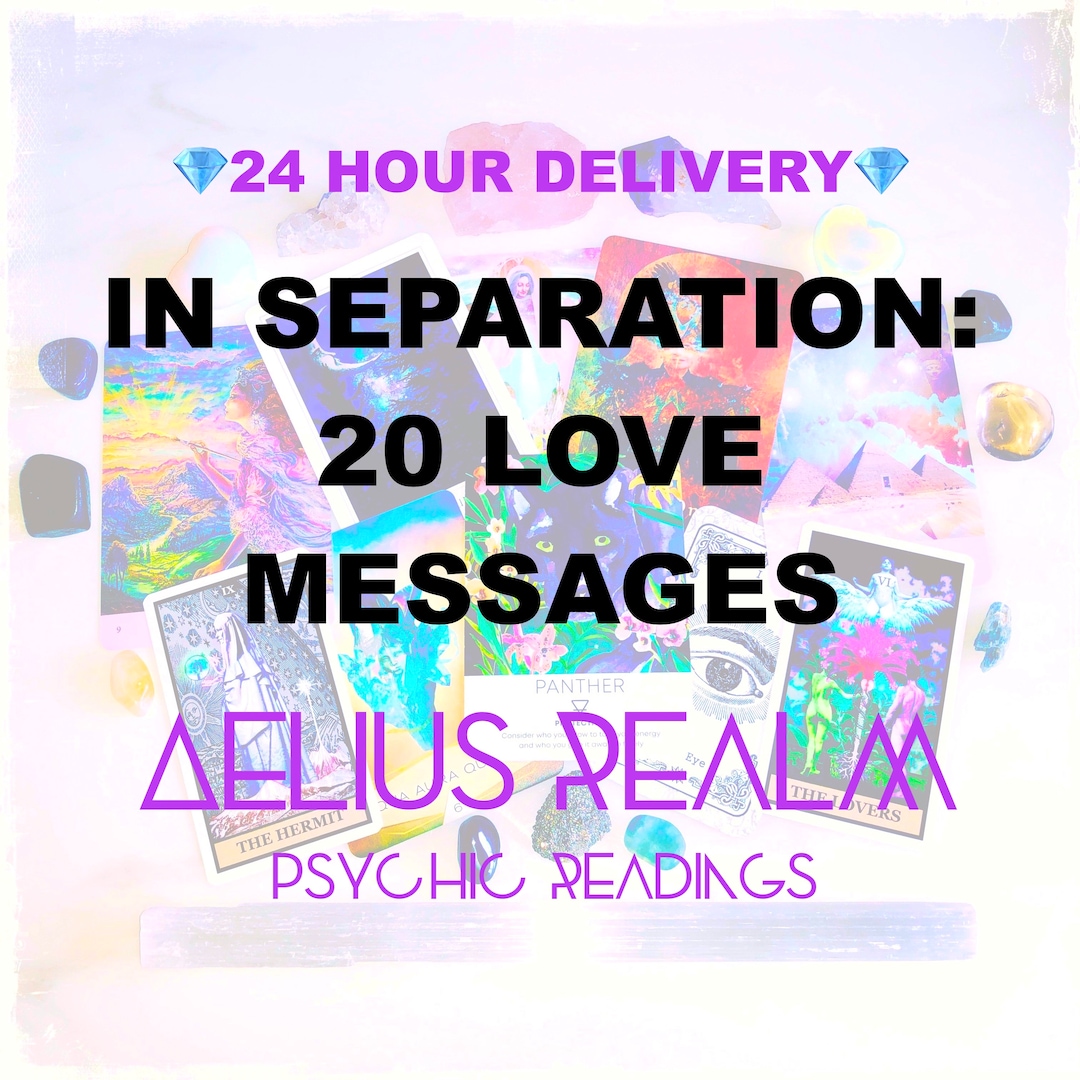 Love Messages From My Person in Separation Psychic Reading - Etsy