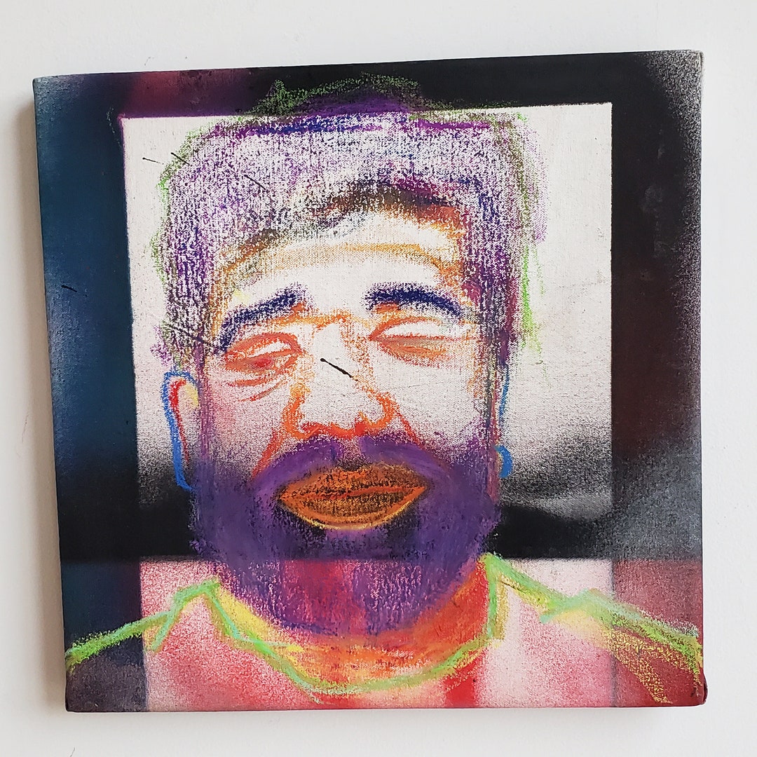 Entering Death Logically Art Painting Abstract Drawing Pastel Portrait ...