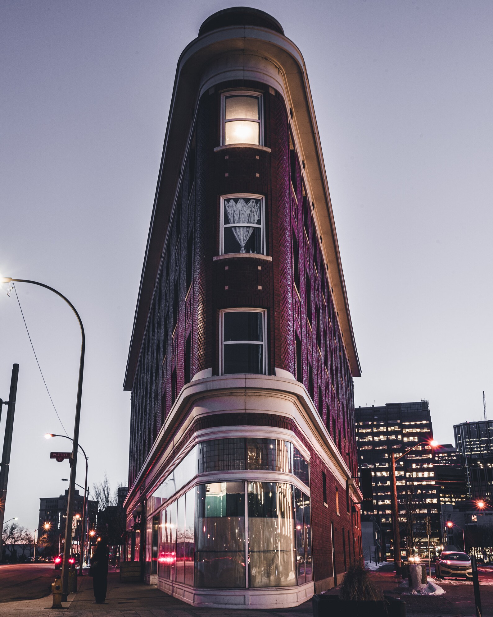 Edmonton's Gibson Block at Dusk - Canada - Unframed Photography Print ...