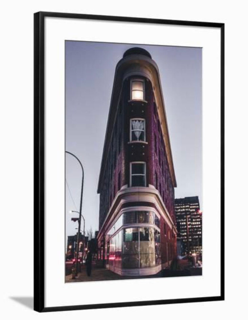 Edmonton's Gibson Block at Dusk - Canada - Unframed Photography Print ...