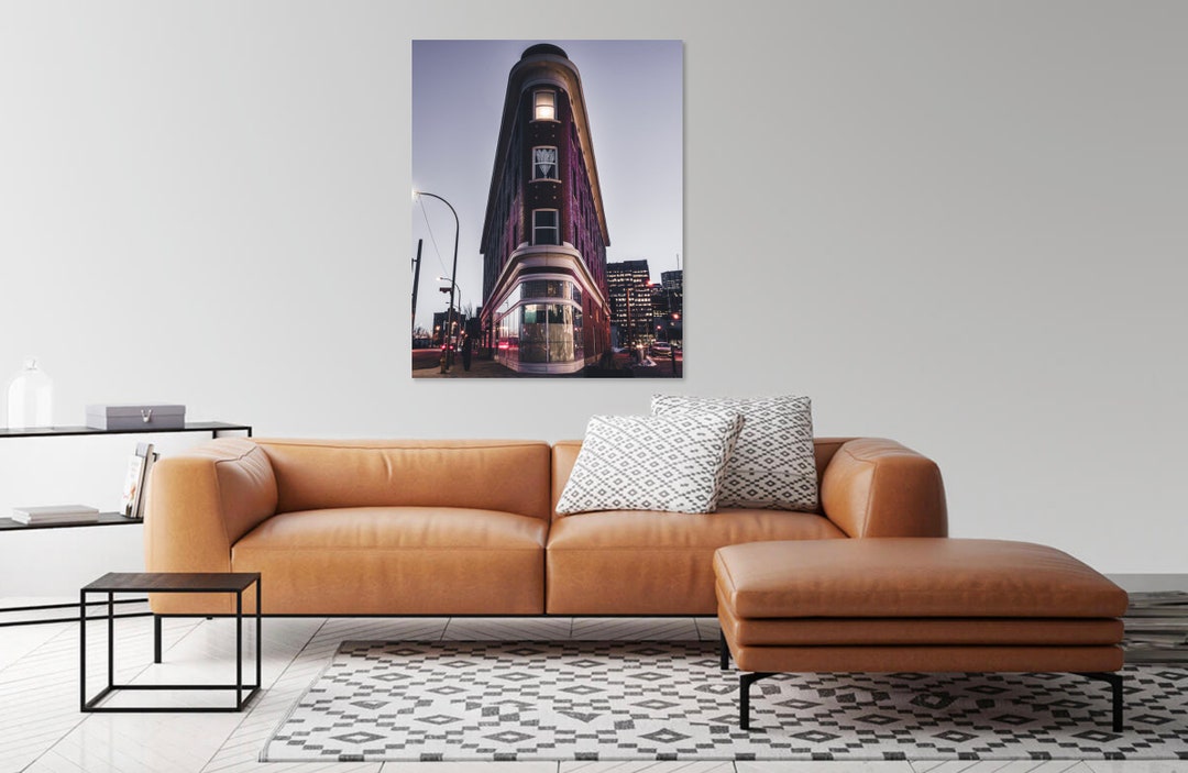 Edmonton's Gibson Block at Dusk - Canada - Unframed Photography Print ...