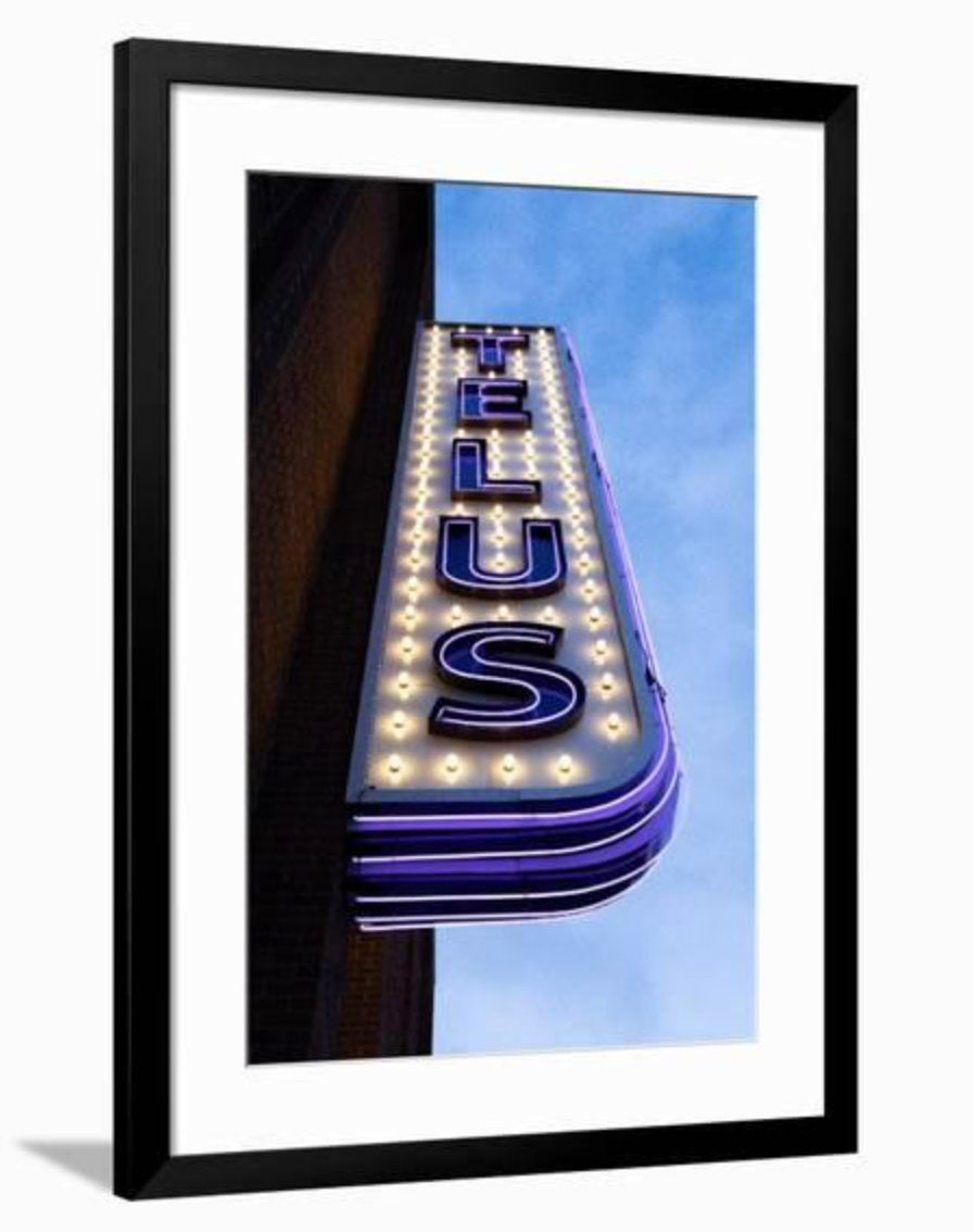 The TELUS Neon Sign at the Neon Sign Museum - Canada - Unframed ...