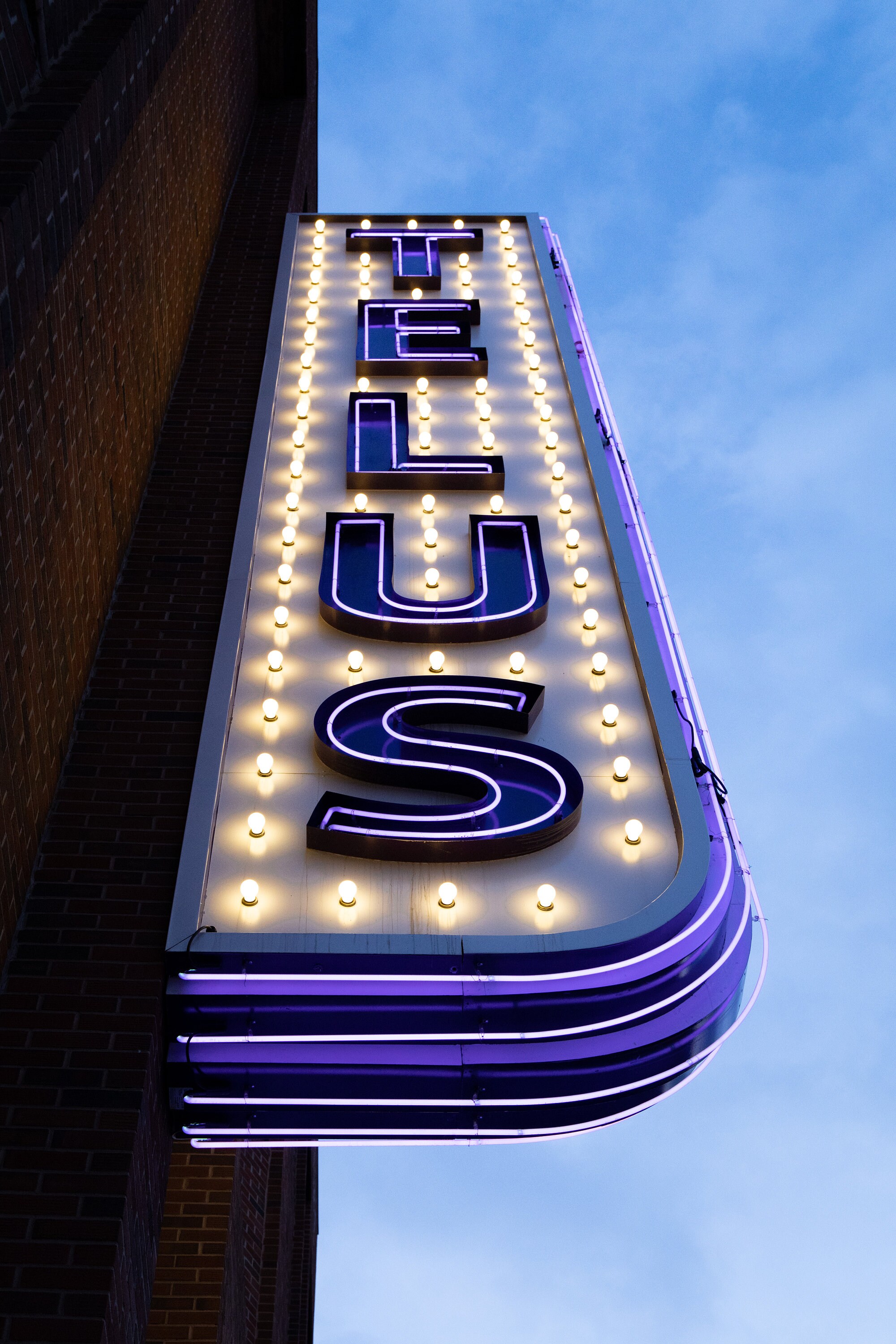 The TELUS Neon Sign at the Neon Sign Museum - Canada - Unframed ...