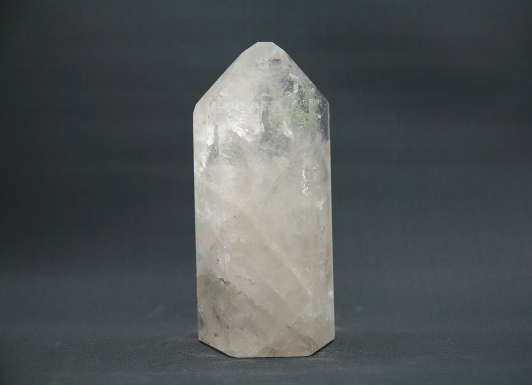 Large Clear Quartz Tower Point, Big Clear Crystal Phantom, Reiki ...