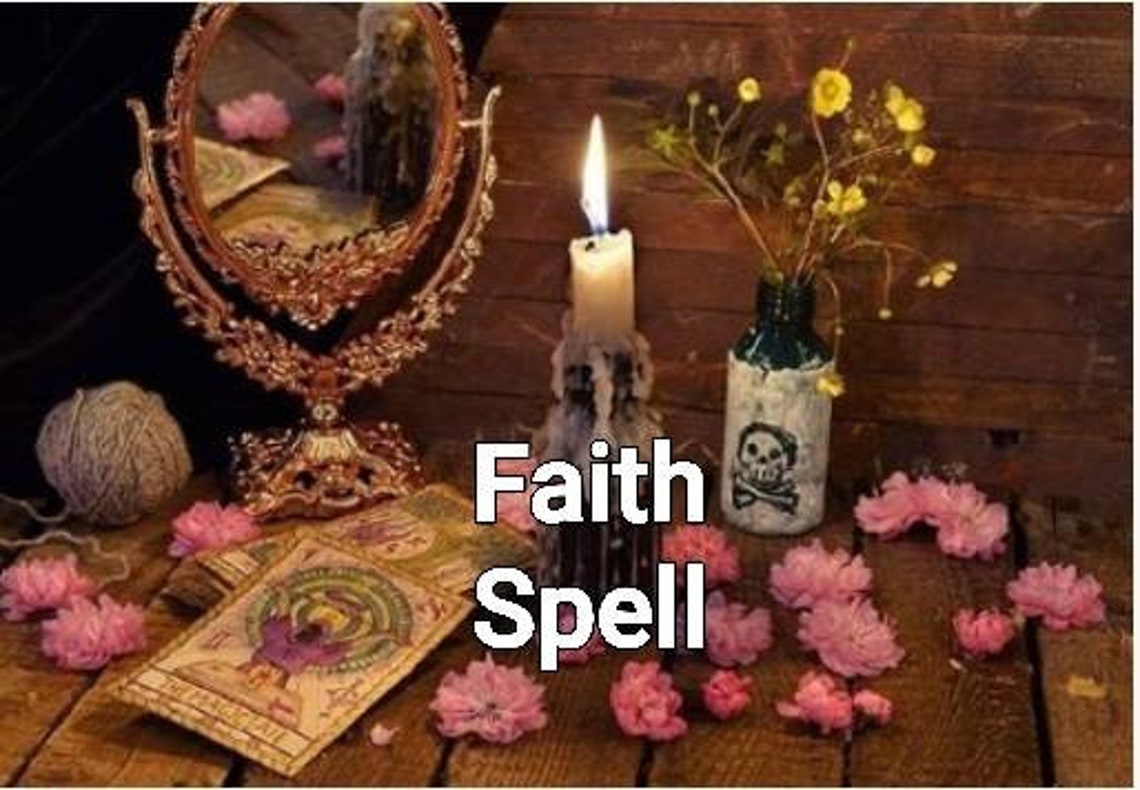 Faith Spell Kit Finding Belief Acceptance Spell Casting | Etsy