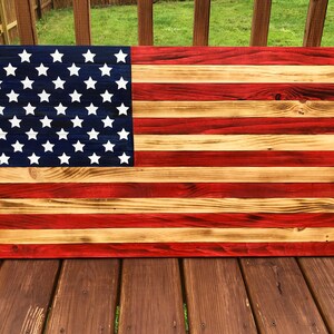 American Flag, Rustic American Flag - Etsy