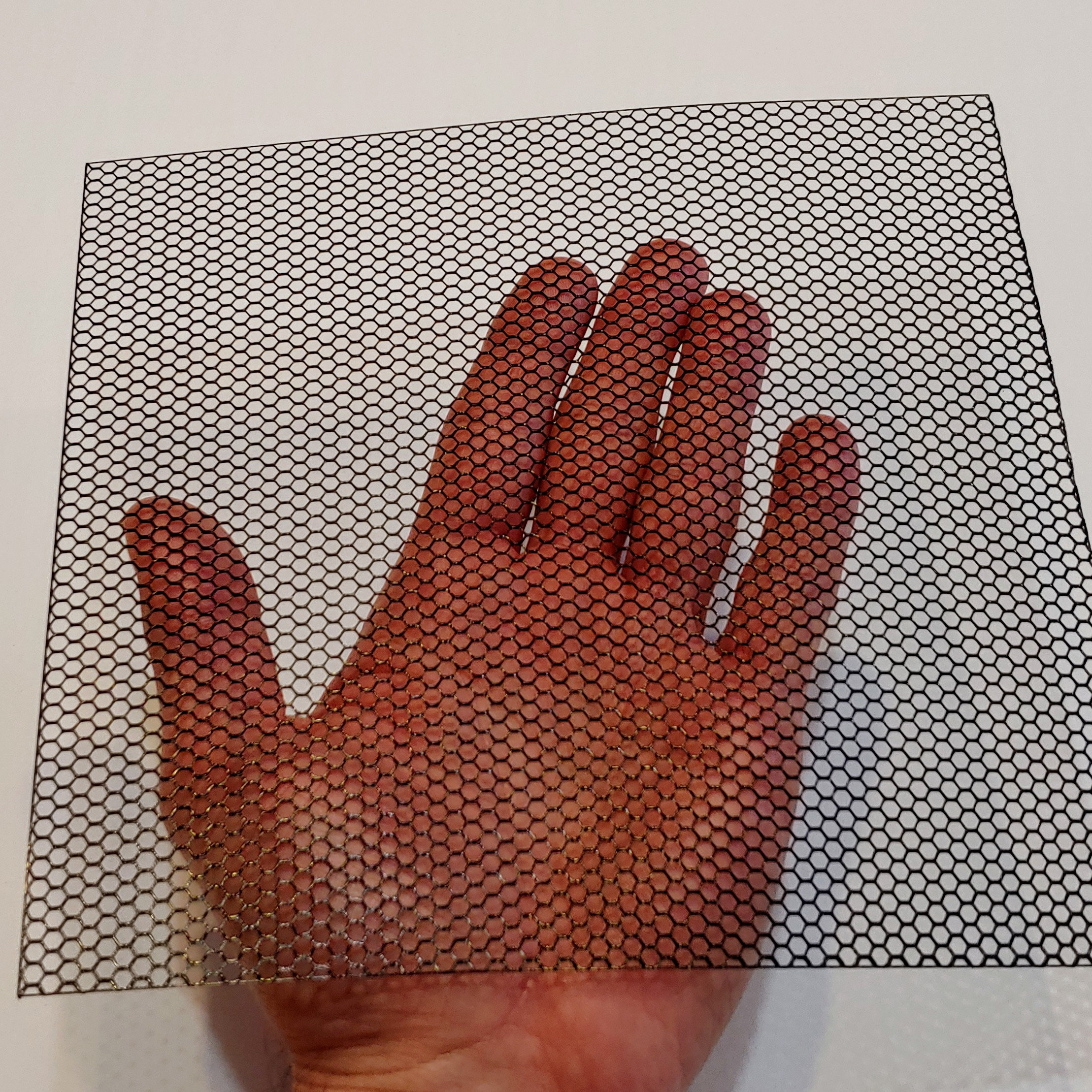 Hexagonal Pattern Mesh, 3 Sheets, 20cm X 20cm X 0.4mm, Many Colors ...