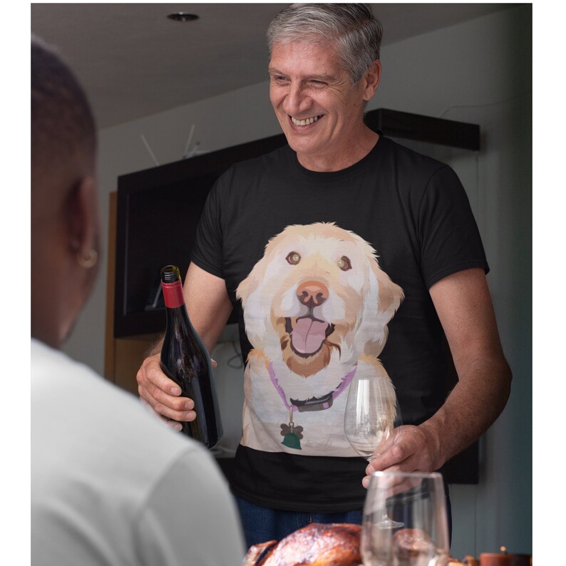 Custom Pet Portrait Tshirt Custom Dog Shirt Pet Drawing - Etsy