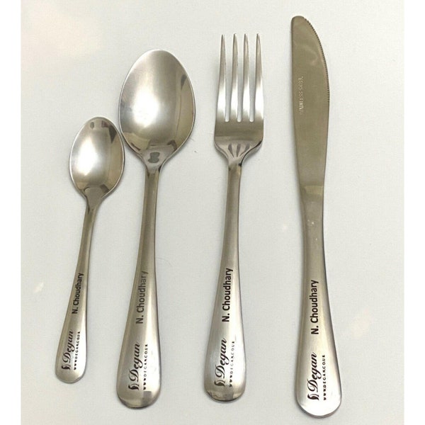 Engraved Cutlery - Etsy