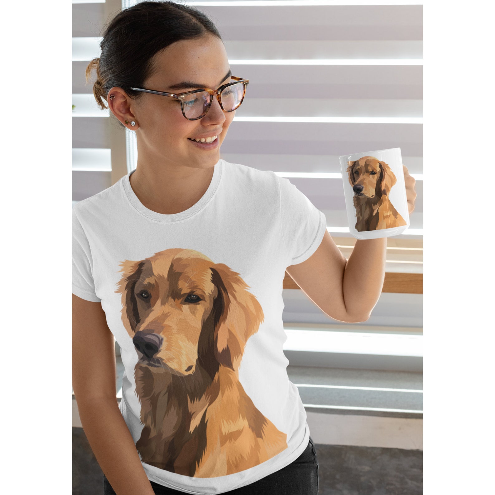 Custom Pet Portrait Tshirt Custom Dog Shirt Pet Drawing - Etsy