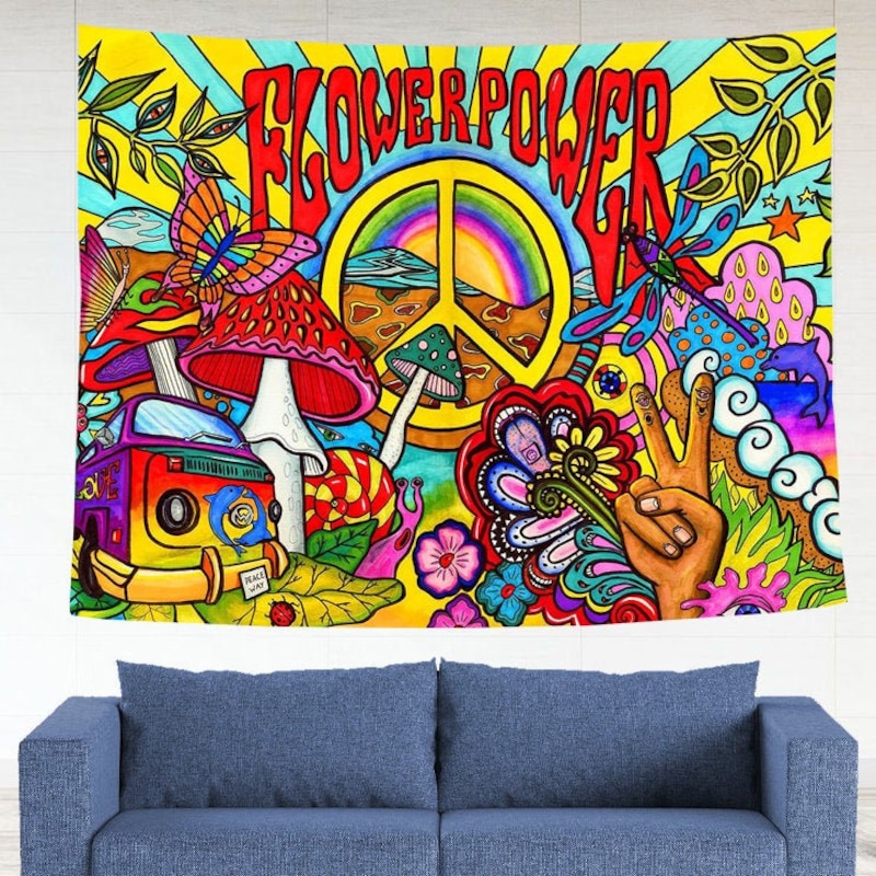 Hippie Tapestry - Etsy