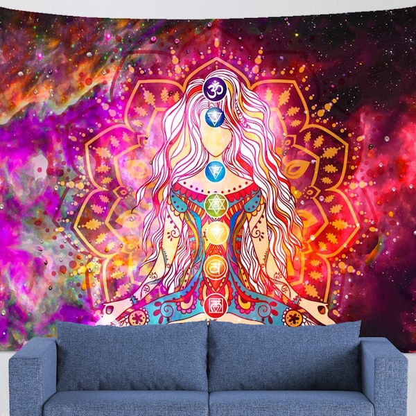 Chakra Tapestry - Etsy