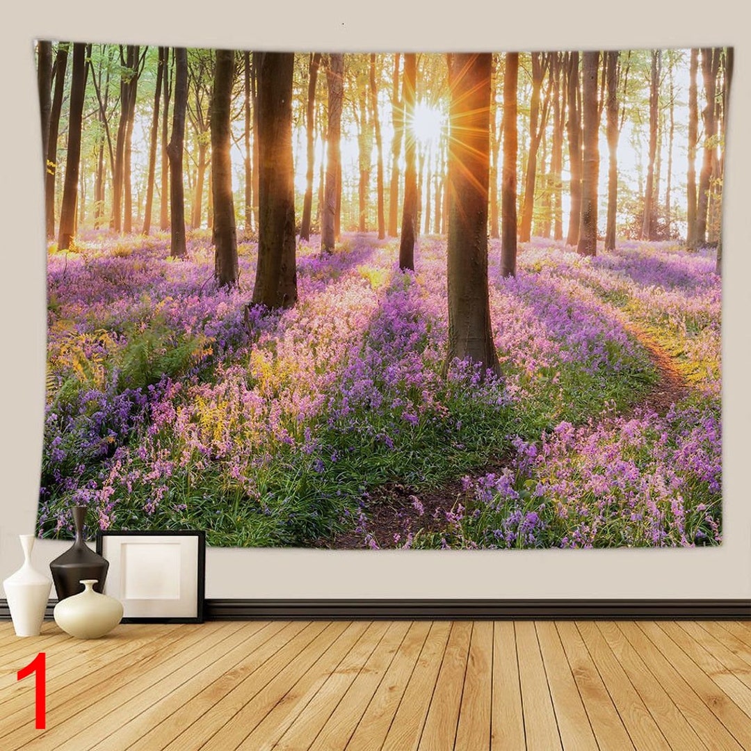 Forest Tapestry Trees Wall Tapestry Nature Wall Hanging Tapestries for ...