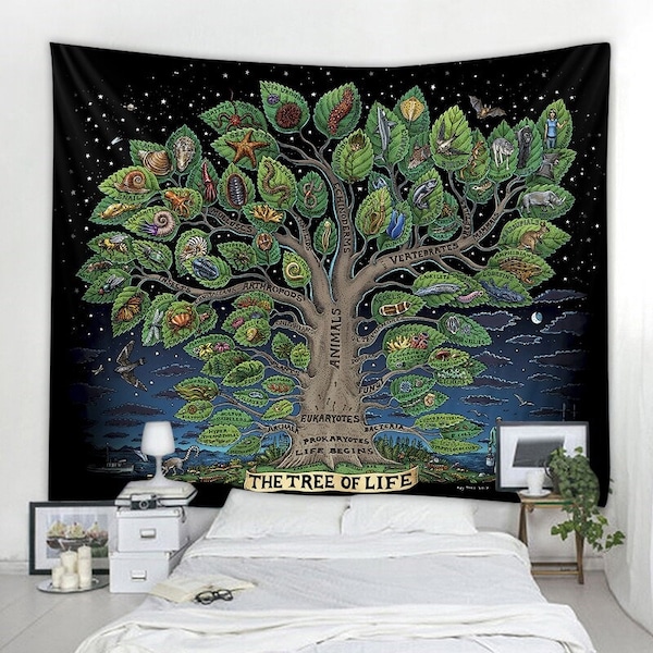 Tree of Life Tapestry - Etsy