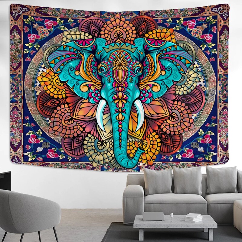 Elephant Tapestry - Etsy