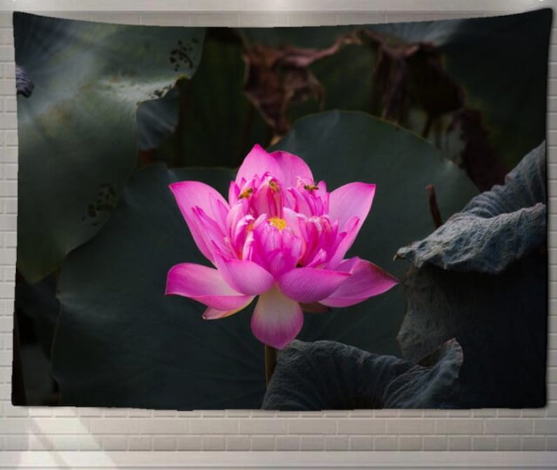 Zen Tapestry Zen Garden Wall Hanging Spa Green Bamboo Black - Etsy