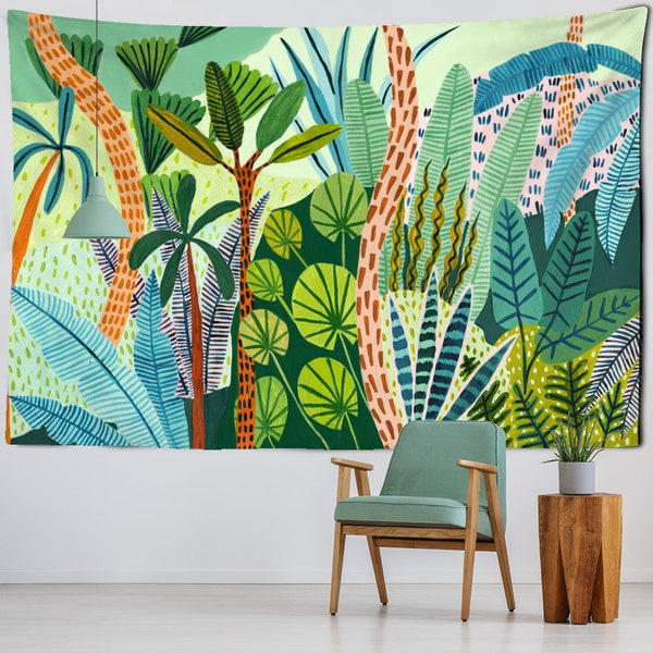 Plant Wall Tapestry - Etsy