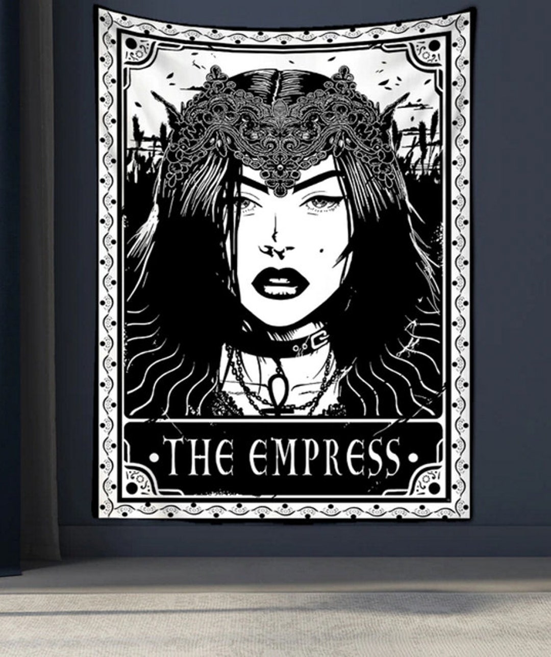 Tarot Tapestry Wall Hanging the Empress Tarot Card Wall Tapestry ...