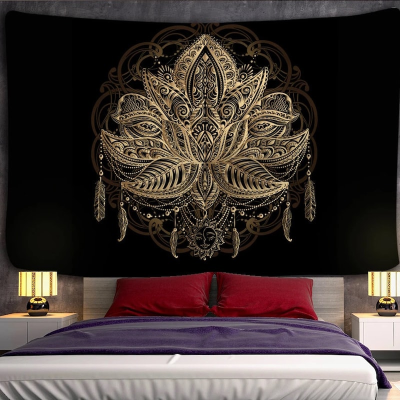 Mandala Tapestry - Etsy