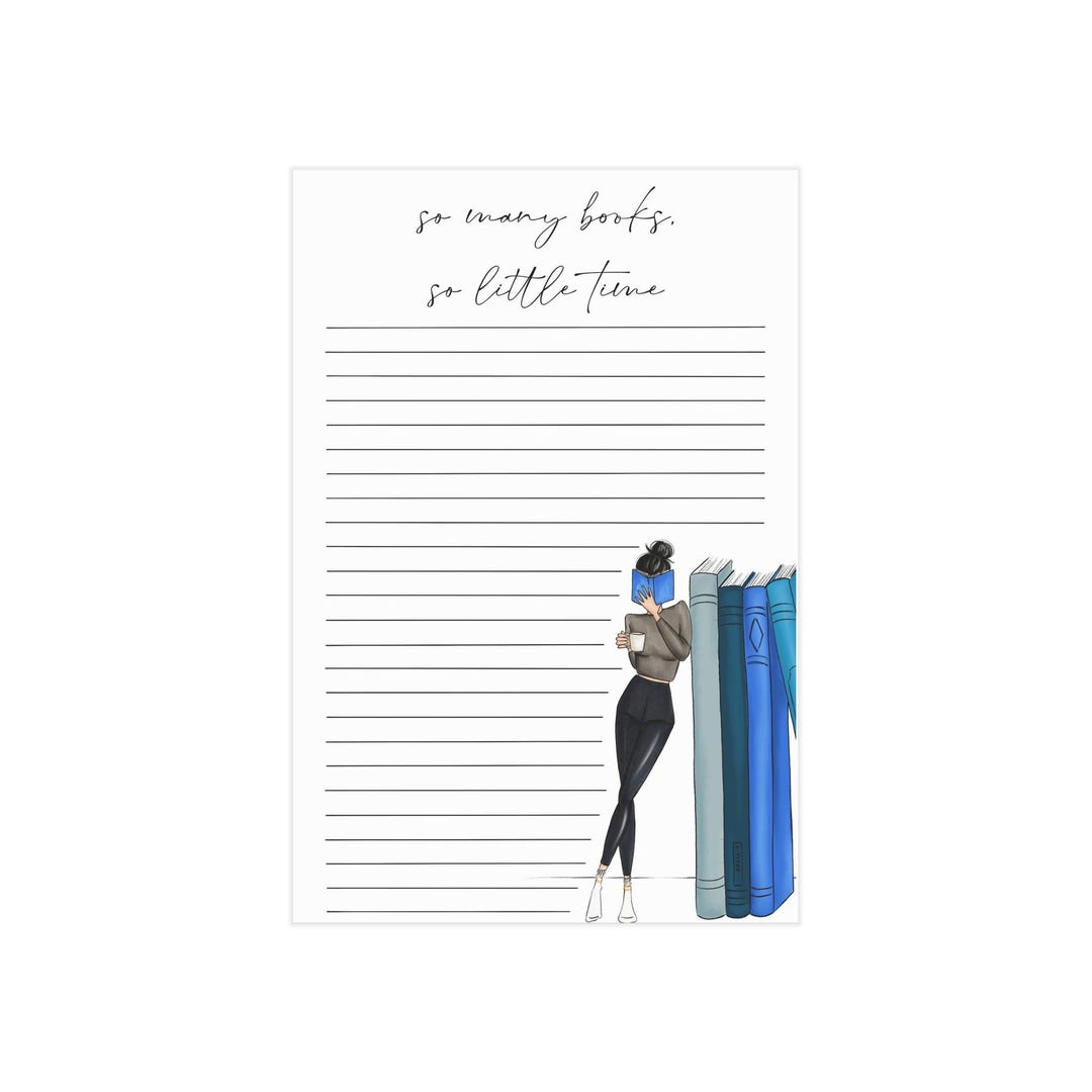 I'm Booked // Note Pad - Etsy