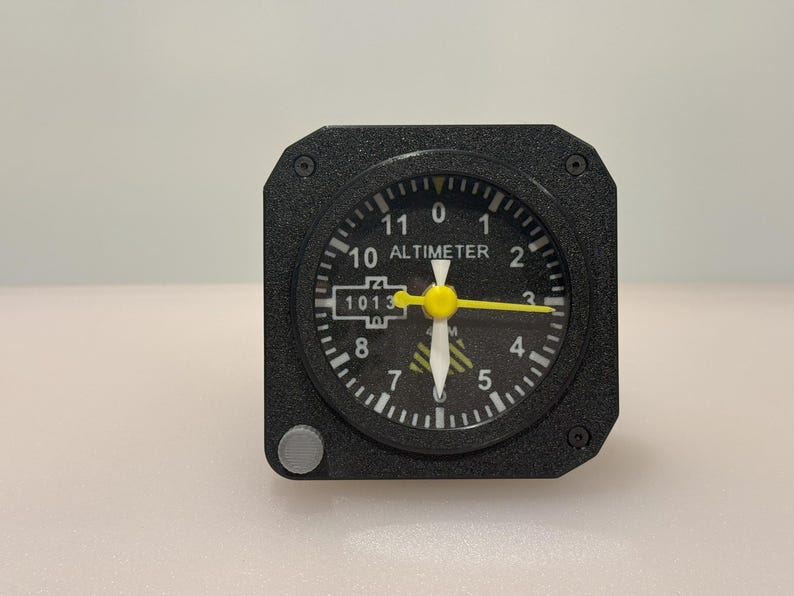 Aircraft Instrument Desk Clock With Pencil Holder - Etsy