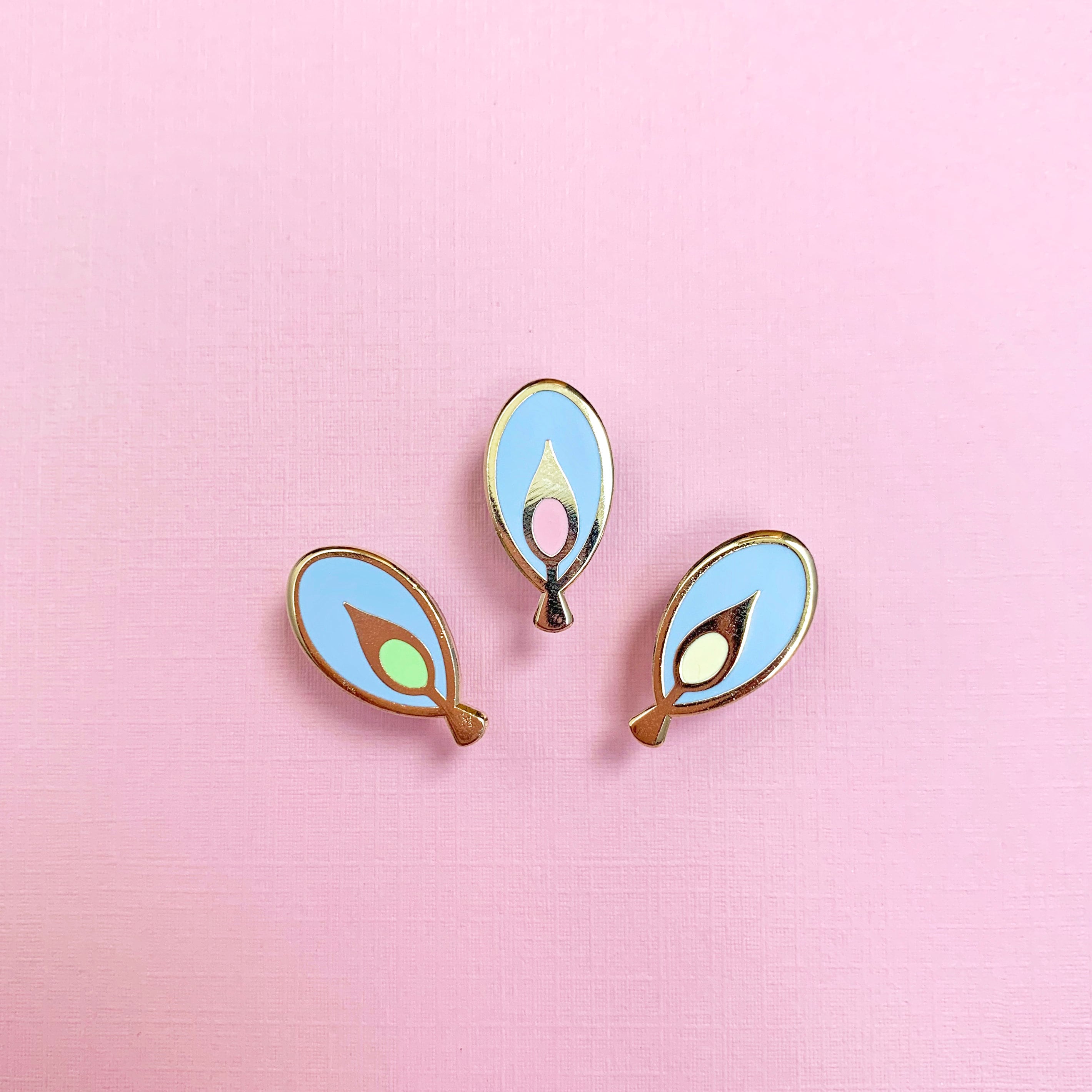 Pokemon Pretty Feather Mini Enamel Pin | Etsy